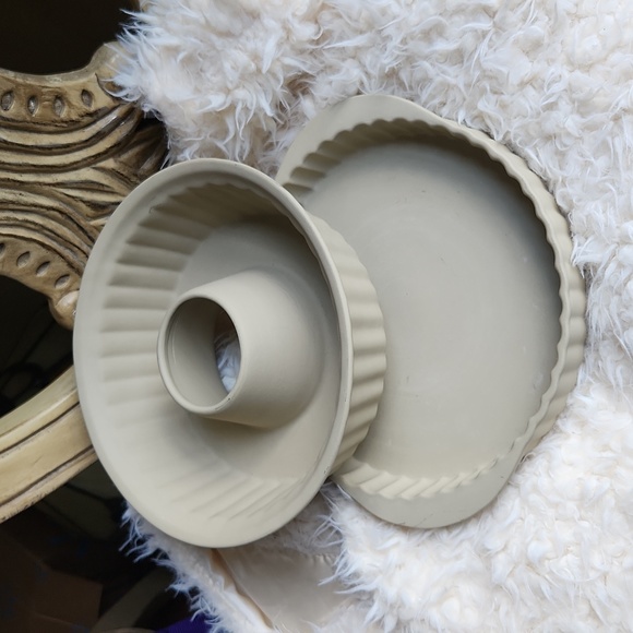Huey-chang | Kitchen | Vintage Pottery Pie Plate Cake Pan 9 Diameter ...